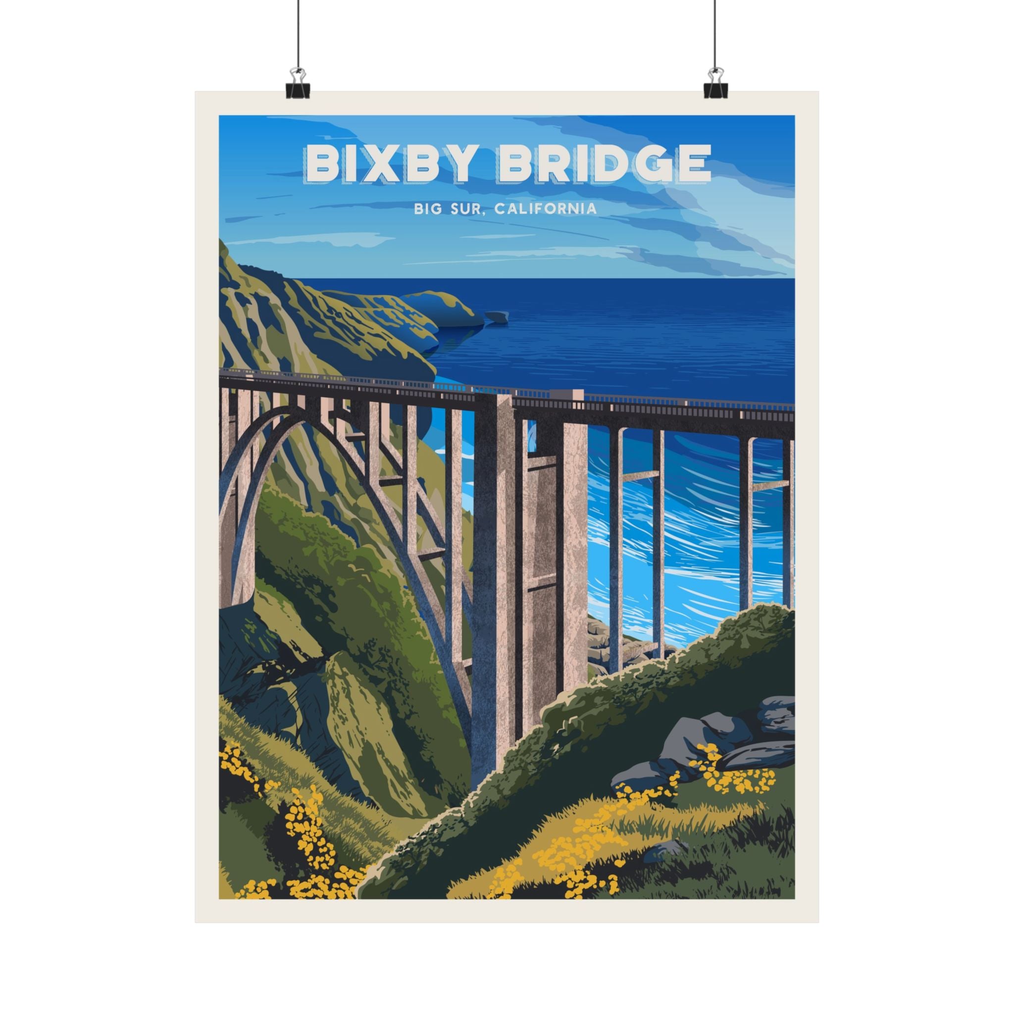 Bixby Bridge Poster | California Posters | LaJolla.com – La Jolla