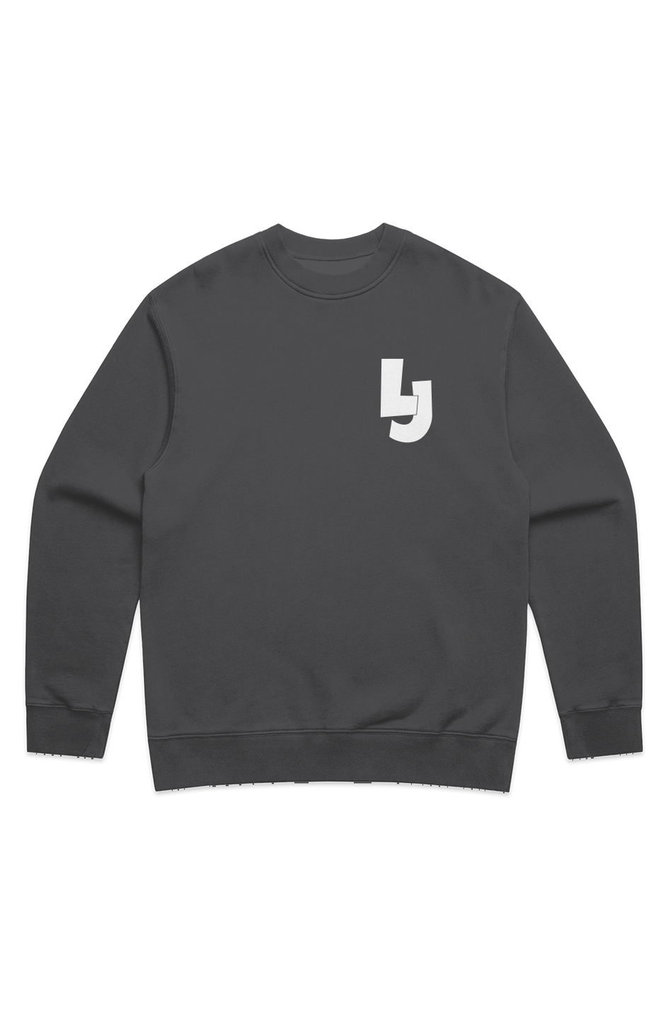 LJ Relaxed Faded Crew Black – La Jolla